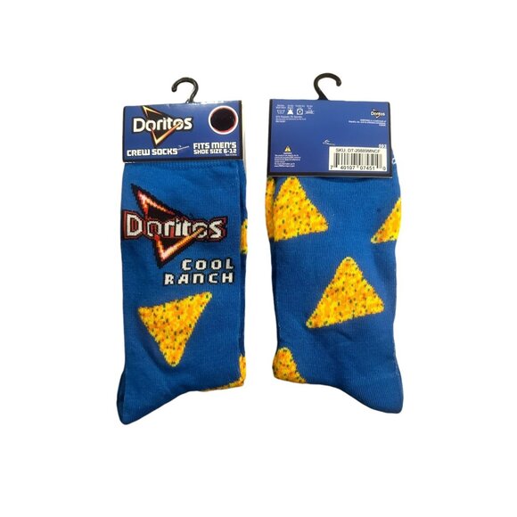 Accessories | Doritos Cool Ranch Chips Crew Socks Mens 612 Shoe Size ...